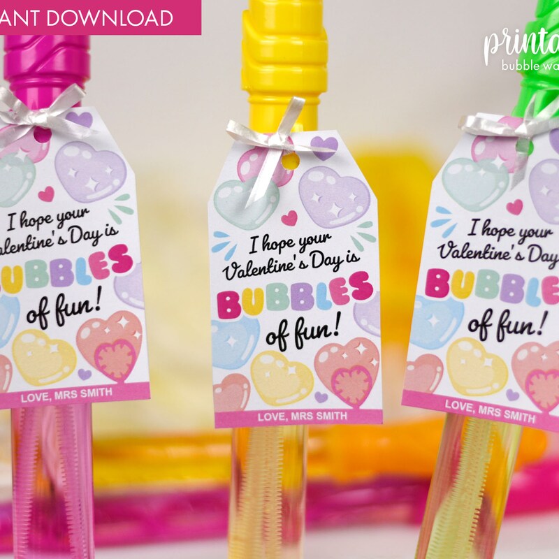Valentine Bubbles - Etsy