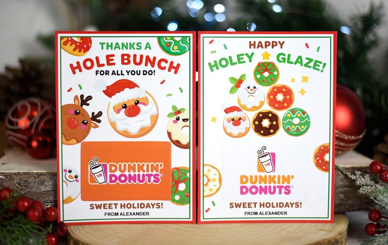 Printable Christmas Gift Card Holder | Teacher Appreciation Gift ...