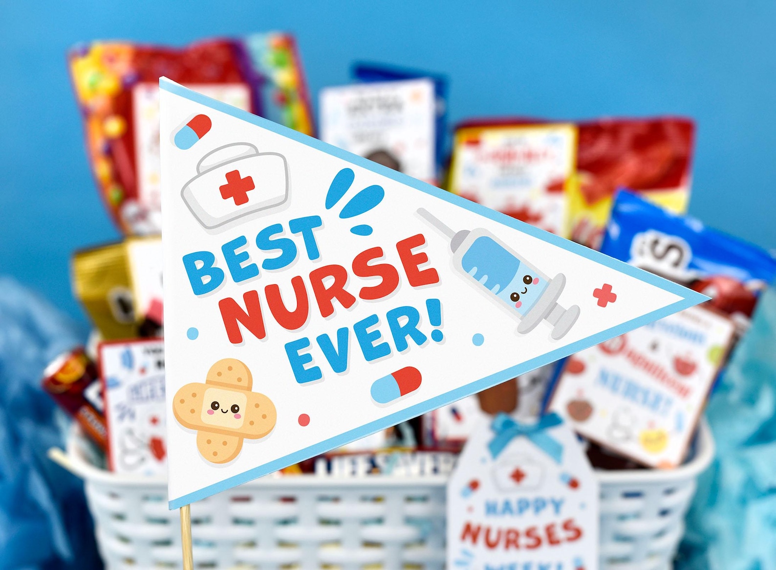 Printable Nurse Appreciation Candy Grams: Gift Tags (digital Download ...