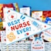 Printable Nurse Appreciation Candy Grams: Gift Tags (digital Download ...