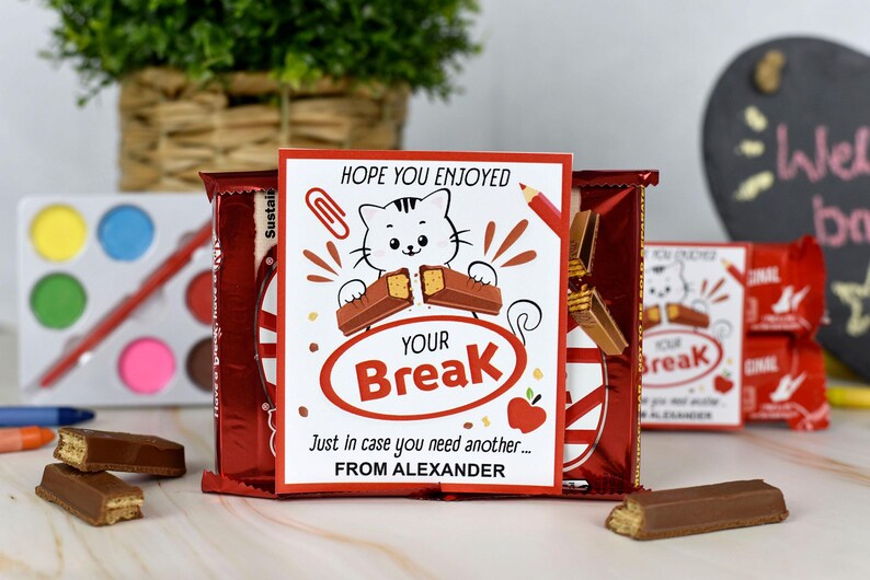Printable Back to School Candy Bar Tag | Teacher Gift | Candy Gram ...