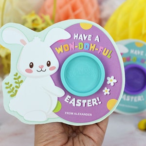 Easter Play Dough Gift Card | Printable Class Easter Gifts | Non-candy ...