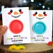 Play Dough Christmas Snowman Gift Card | Printable Class Holiday Gifts ...