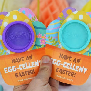 Easter Play Dough Gift Card | Printable Class Easter Gifts | Non-candy ...