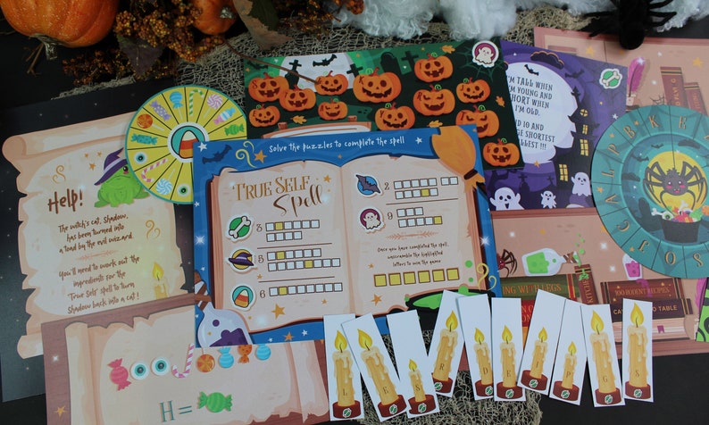 Halloween Escape Room Digital Download Printable Halloween - Etsy