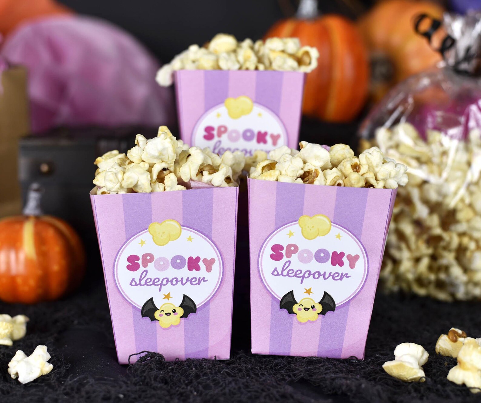 Printable Halloween Spooky Sleepover Snack Box (PDF) - Etsy