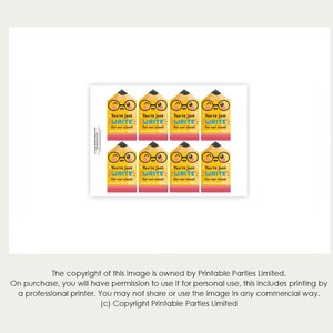 Back to School Gift Tags | Printable First Day of School Tag | for ...