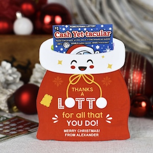 Printable Christmas Lotto Scratch Card Holder | Teacher Appreciation ...