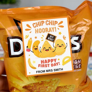 Personalized Back to School Treat Tags: Student Gift (PDF Download, US ...