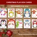 Play Dough Christmas Gift Card Printable Class Holiday Gifts Non-candy ...