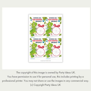 Play Dough Christmas Gift Card | Printable Class Holiday Gifts | Non ...