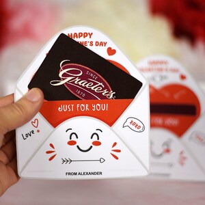 Printable Valentines Gift Card Holder | Cute Envelope Valentines Day ...