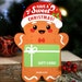 Printable Christmas Gingerbread Gift Card Holder (PDF) - Etsy