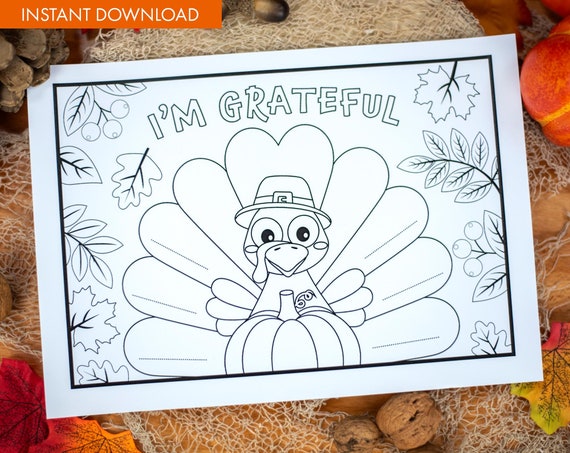 Pavo De Accion De Gracias Para Colorear