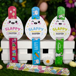 Printable Easter Egg Slap Bracelet Tag: Classroom Gift (PDF) - Etsy