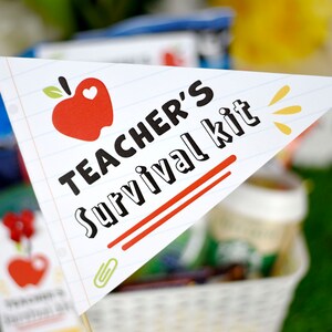 Printable Teacher Survival Kit | Teacher Appreciation Week Present ...