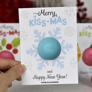 Printable Christmas Lip Balm Holder | Christmas Teacher Gift | Lip Balm ...