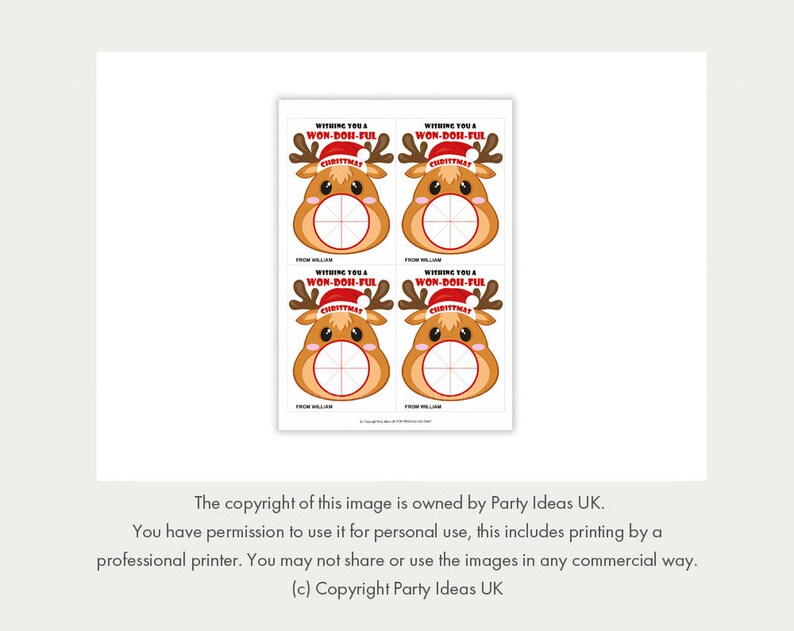 Play Dough Christmas Gift Card | Printable Class Holiday Gifts | Non ...