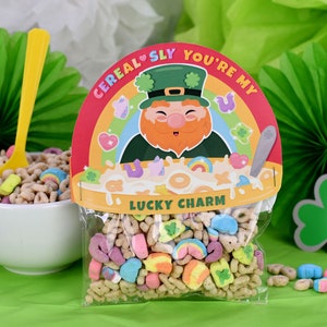 St Patricks Day Cereal Bag Topper: Printable Classroom Gift (PDF) - Etsy