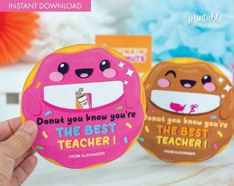 Donut Teacher Appreciation Sign : Donut You Know How Much We - Etsy