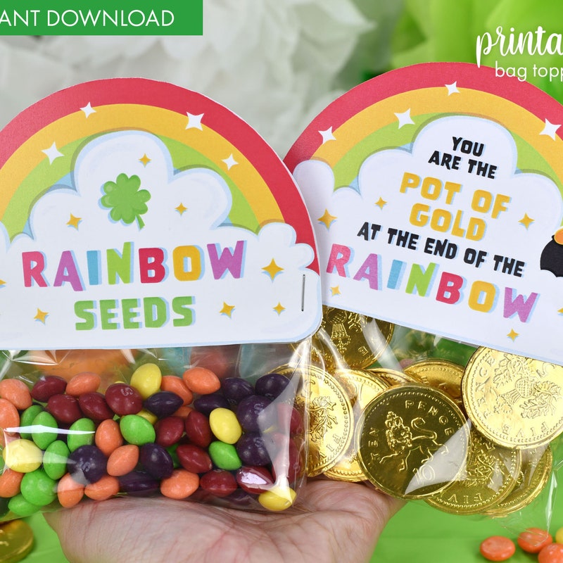 Candy Bag Toppers - Etsy