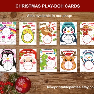 Play Dough Christmas Gift Card | Printable Class Holiday Gifts | Non ...