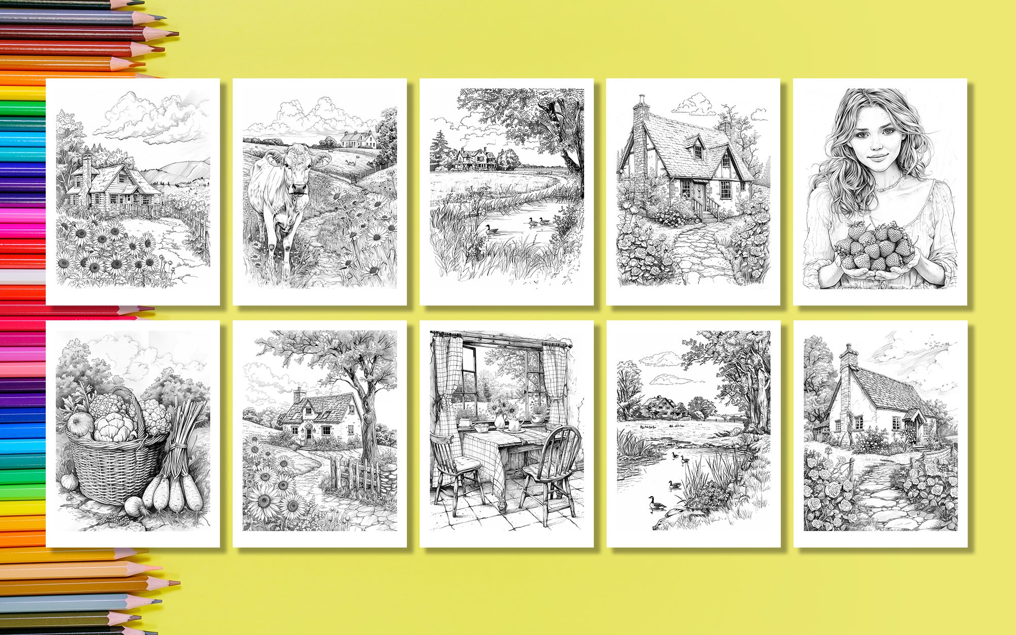 Coloring Pages Printable - Slow Living: 101 Coloring Designs That Will ...