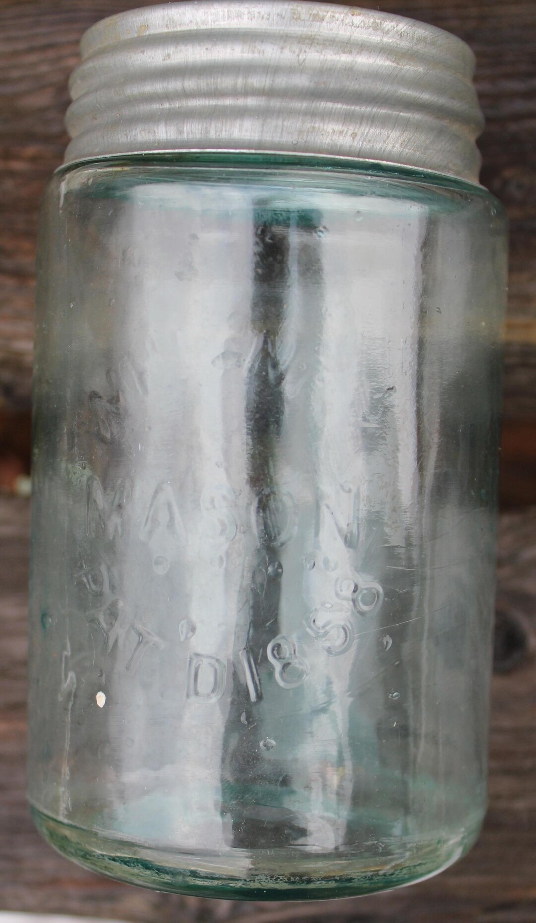 Vintage Canning Jar Whitney Mason Jar Pat'd 1858 - Etsy