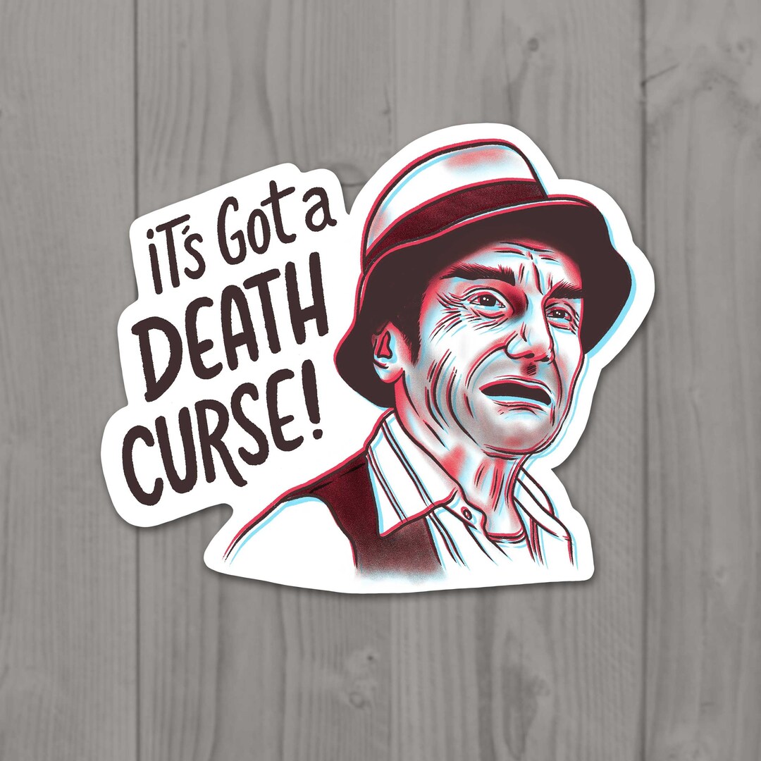 Death Curse Vinyl Sticker - Etsy