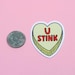 U Stink Funny Valentines Sticker - Etsy