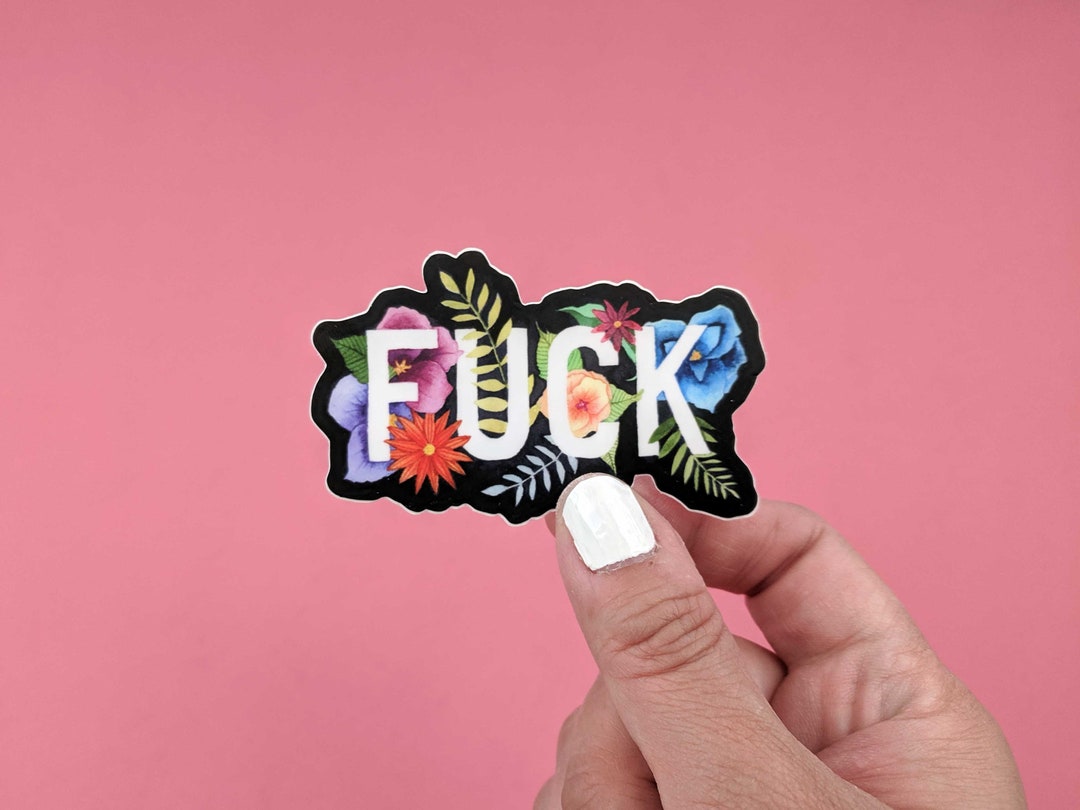 F*CK Sticker, Stickers for Car, Profanity Art, Stickers Laptop, Vinyl ...
