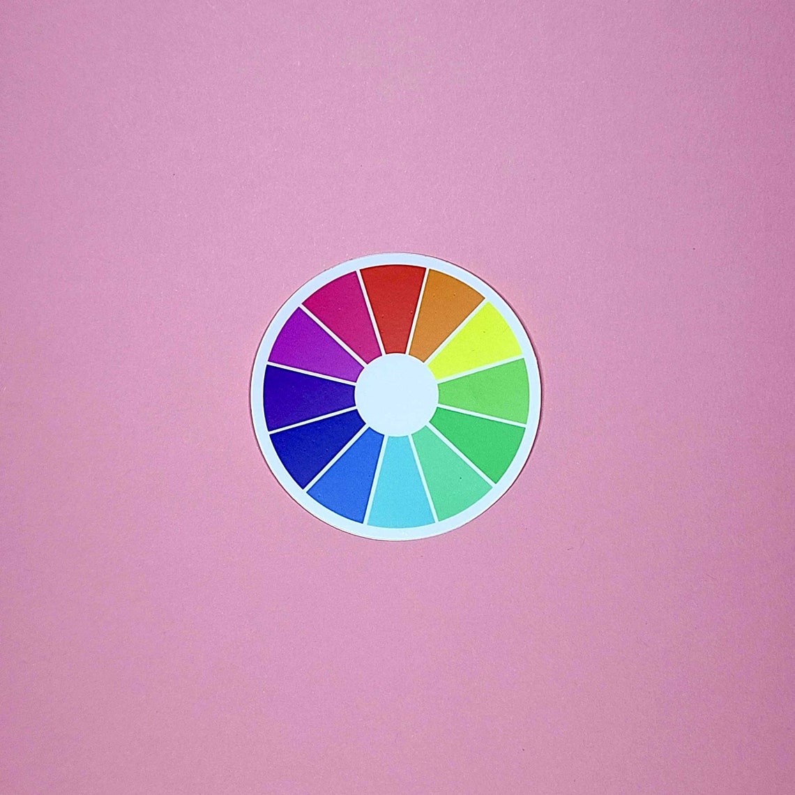 Cyan Magenta Yellow Color Wheel Sticker CMY - Etsy