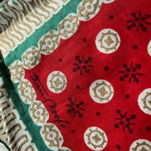 Vintage Tammis Keefe Christmas Hanky - Etsy