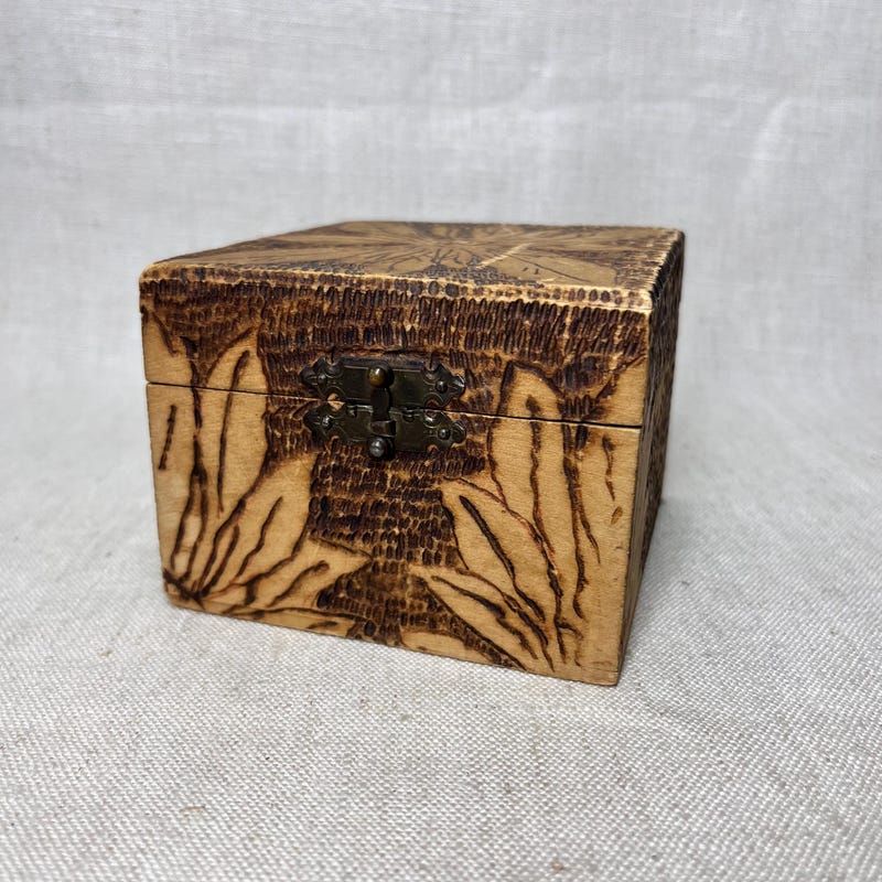 Pyrography Box - Etsy