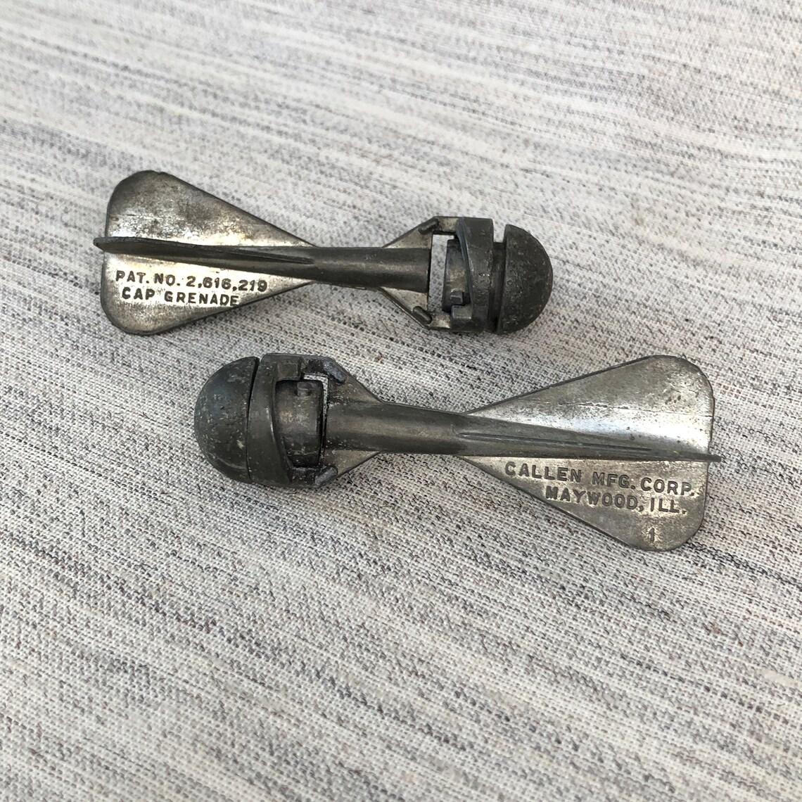 1950's Vintage Metal Cap Bomb Grenade Toy - Etsy