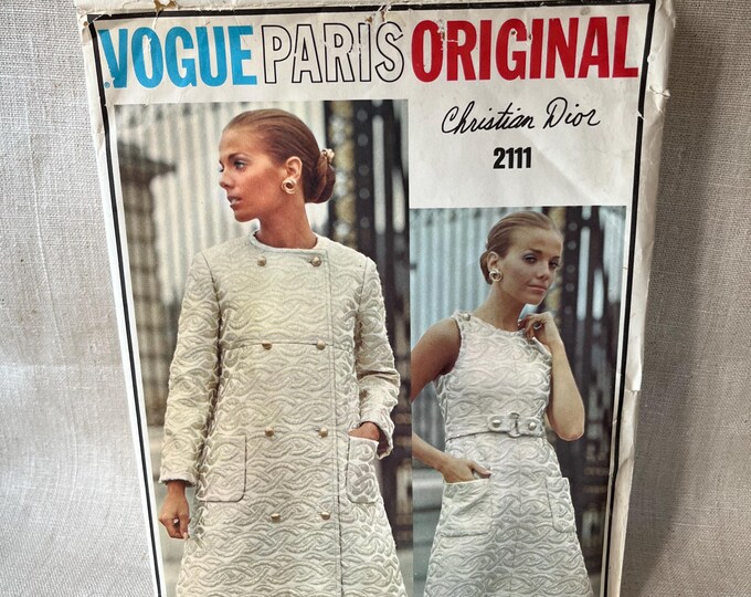 Christian Dior Vogue Paris Original Pattern 2111. Size 12 - Etsy