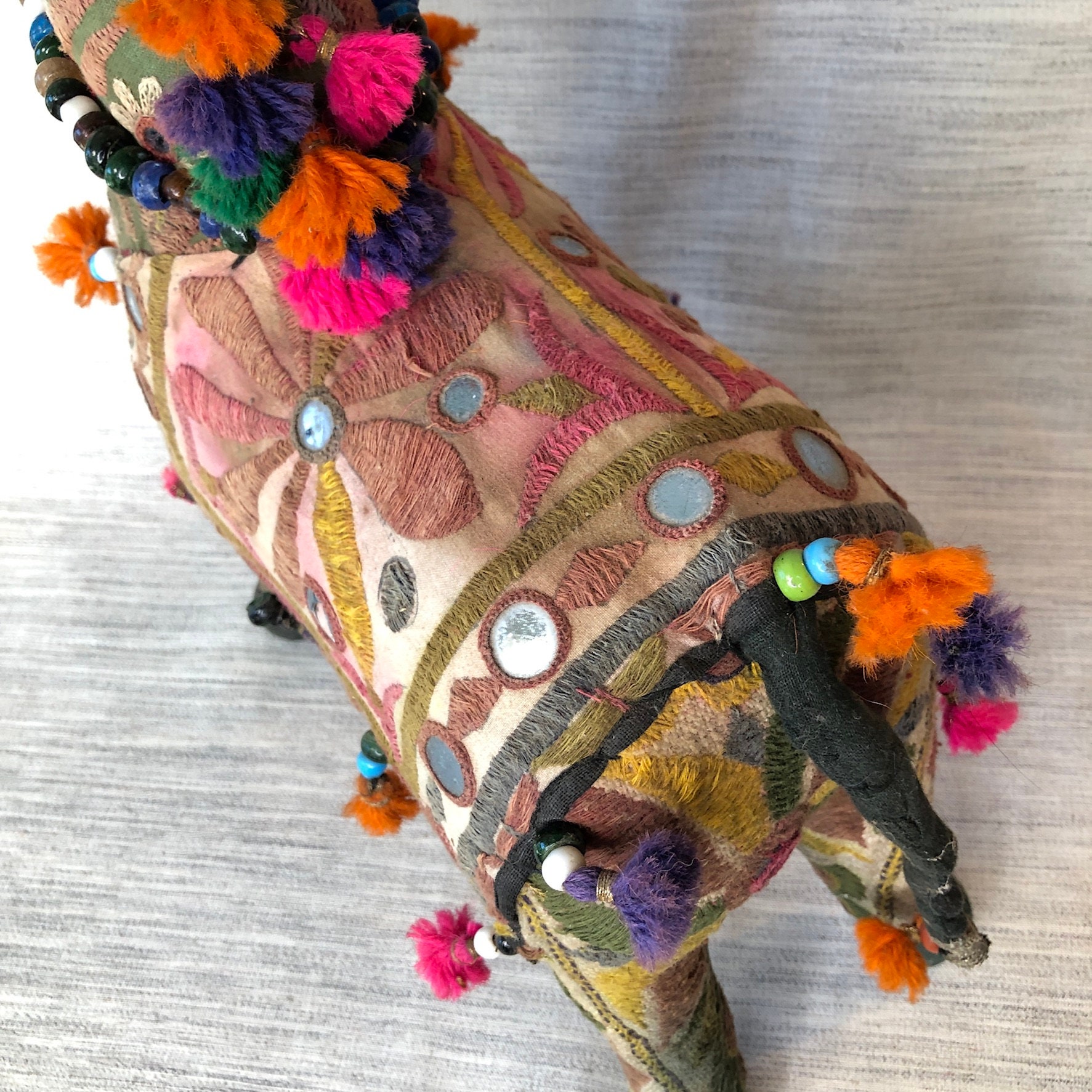 Vintage Patchwork Horse Figure India - Etsy