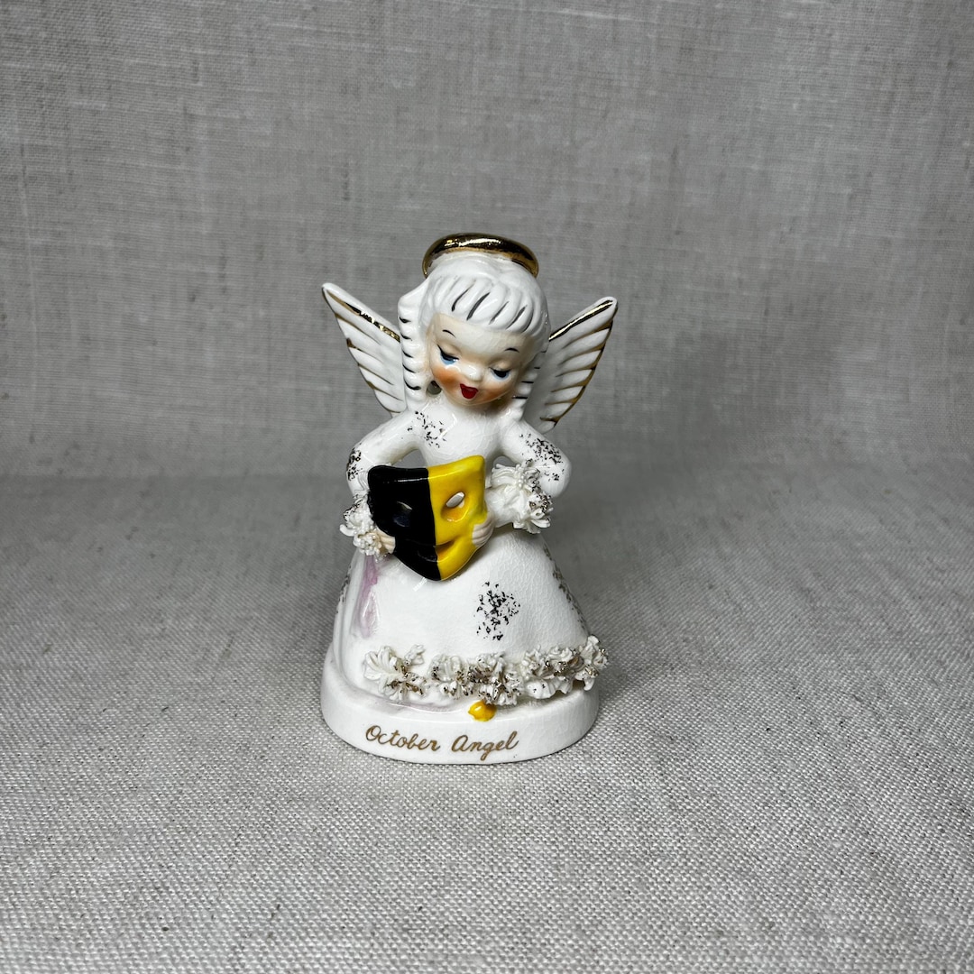 Vintage October Spaghetti Angel With Mask - Etsy