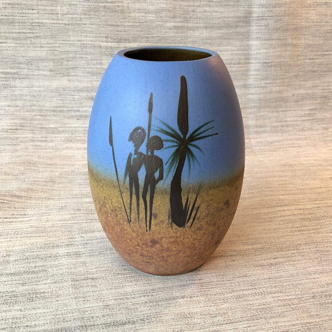 David Rivett Studio Pottery With Tribal Warrior Imagery - Etsy