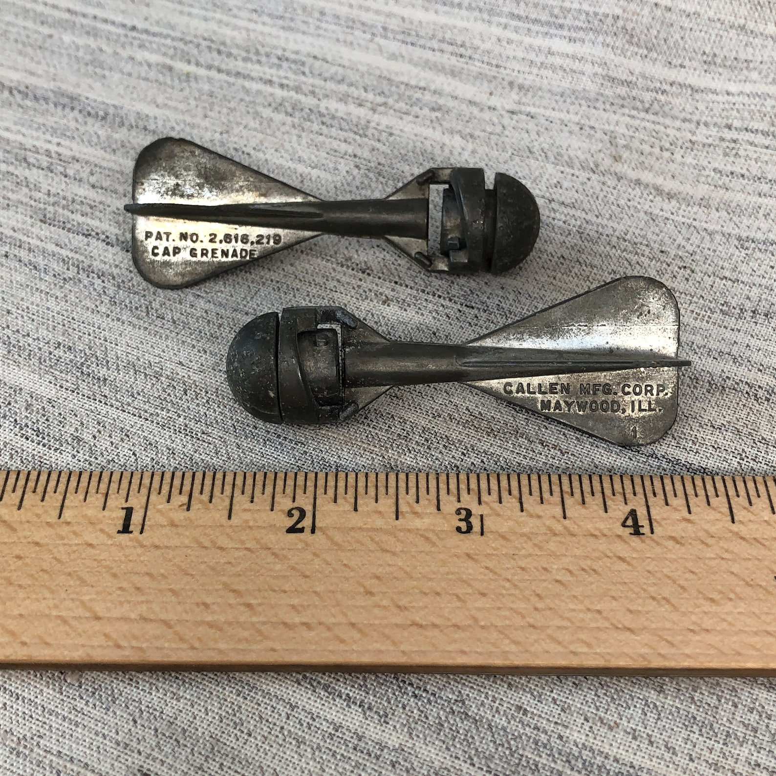 1950's Vintage Metal Cap Bomb Grenade Toy - Etsy