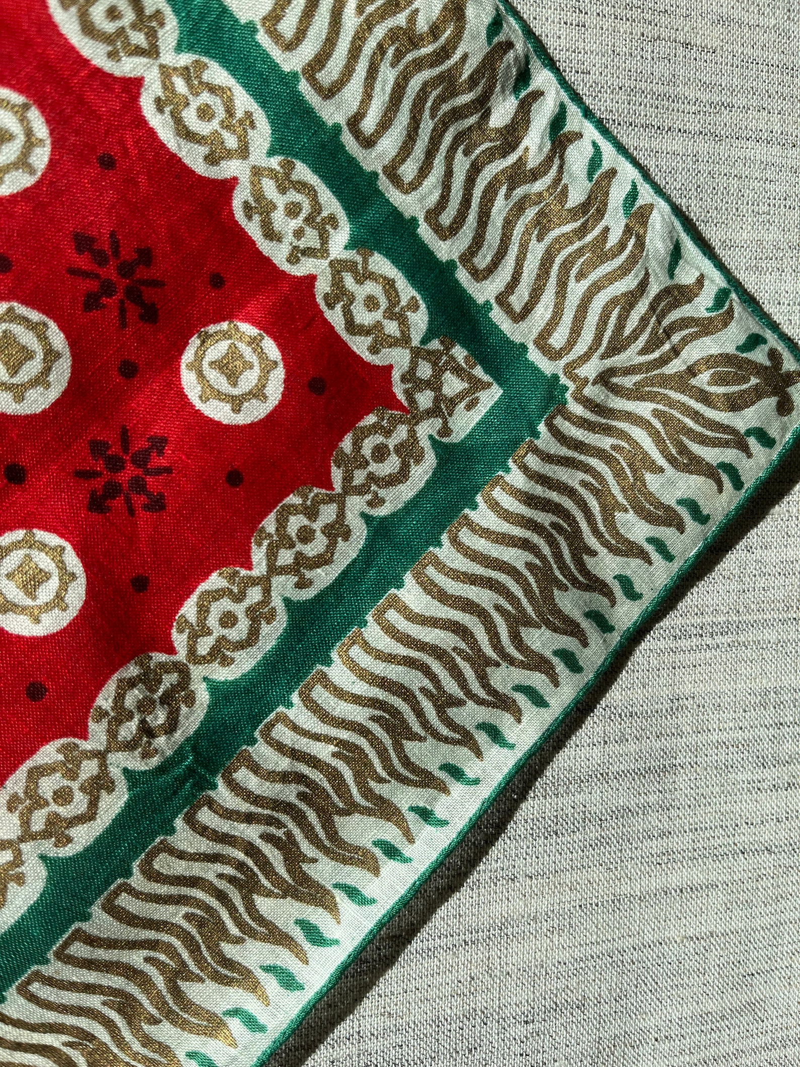 Vintage Tammis Keefe Christmas Hanky - Etsy