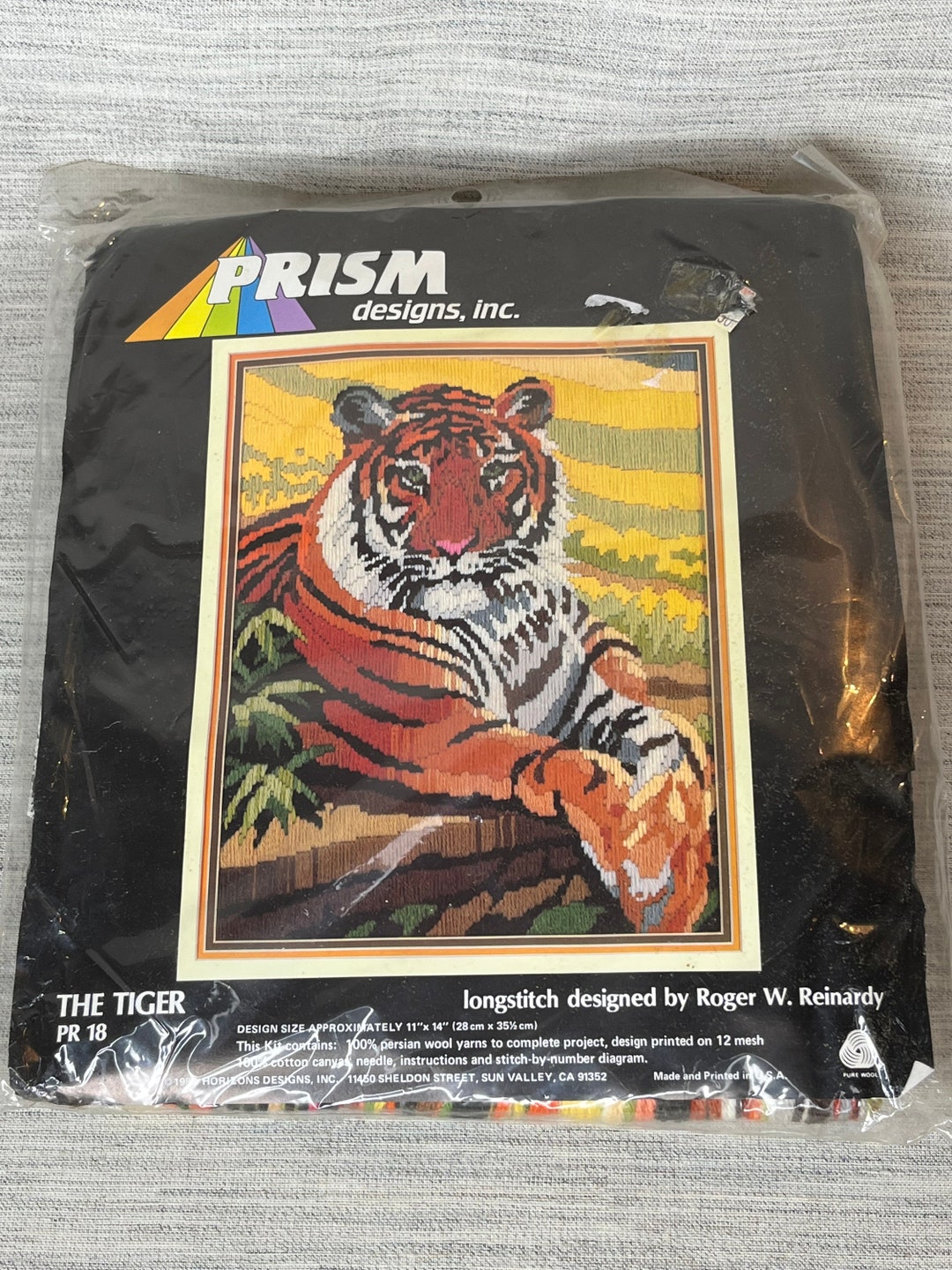 Vintage Prism Designs, the Tiger by Roger Reinardy - Etsy