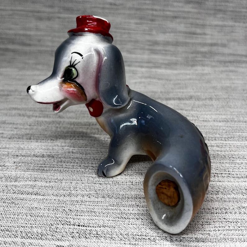 Vintage Artmark Weiner Dog Salt & Pepper With Sugar Bowl Hydrant - Etsy