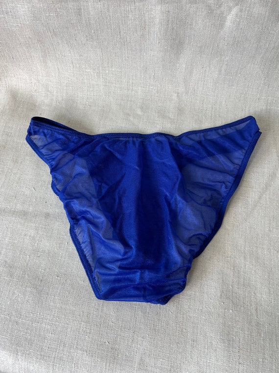 Men's Frederick's of Hollywood Sheer Blue Underwear - Gem