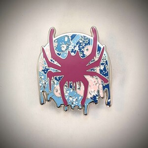 Spider Dimension Enamel Pin - Etsy