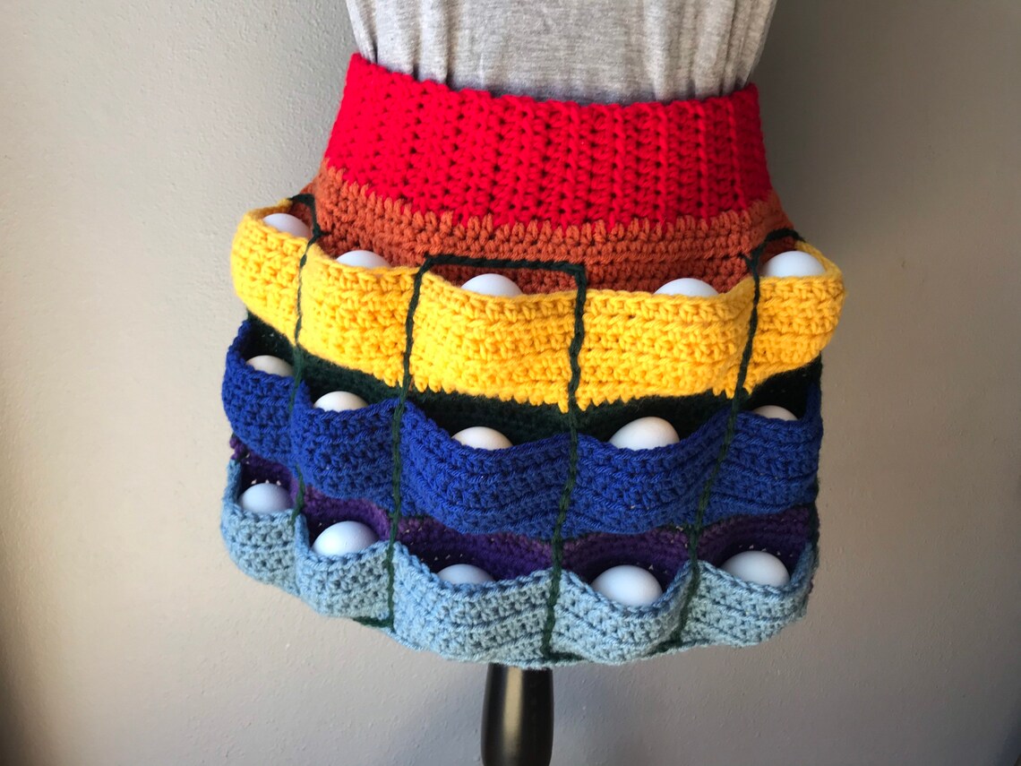 Chicken Egg Collecting Apron | Etsy