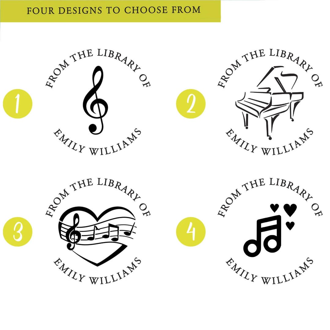 Music Notes Embosser, Library Embosser, Book Embosser, Piano Book ...