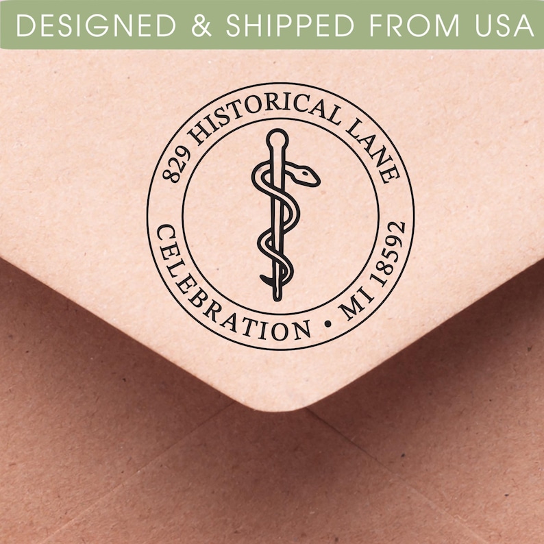 Personalized Doctor Address Embosser or Stamp: Medical Gift for Doctors ...