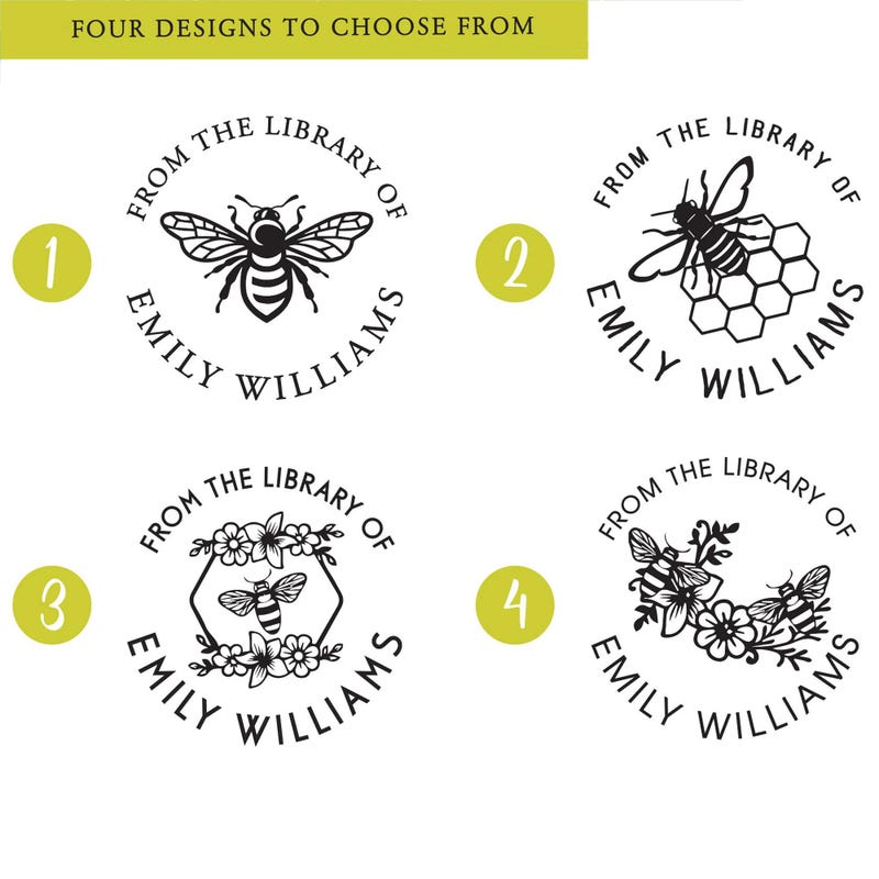 Custom Bee Stamp - Etsy