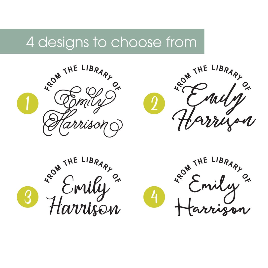 Custom Signature EMBOSSER, From the Library of Embosser, Ex Libris ...